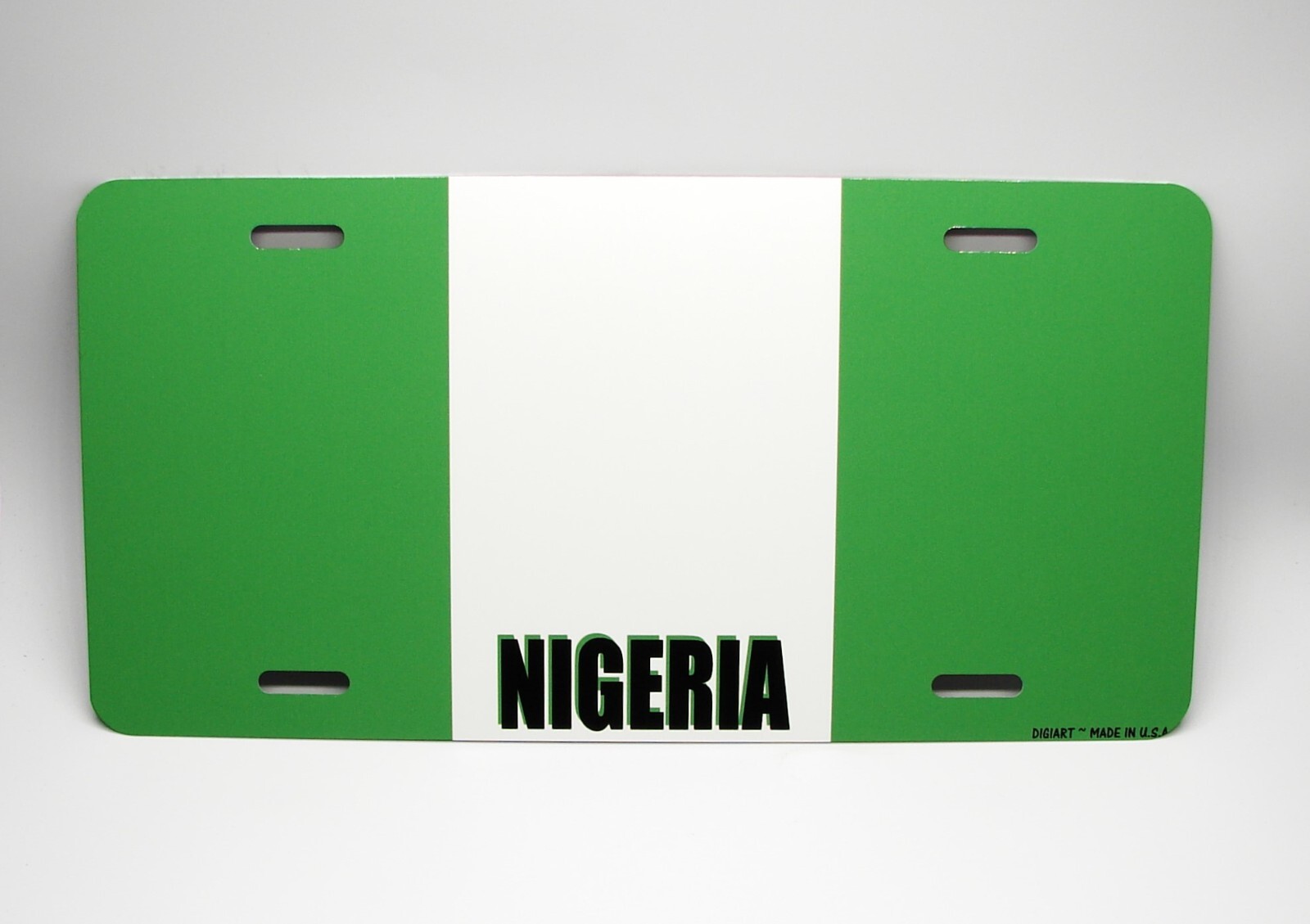 NIGERIA FLAG NIGERIAN FLAG METAL NOVELTY CAR LICENSE PLATE AUTO TAG | eBay