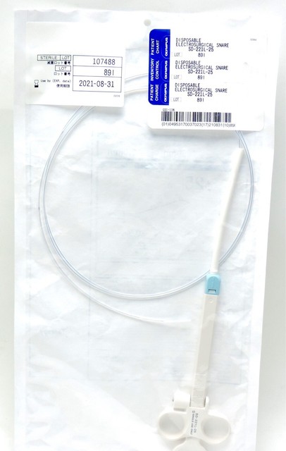 - Olympus Sd-221l-25 Snaremaster Disposable Electrosurgical 25mm Snare ...