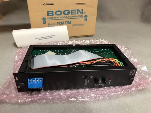 NOS BOGEN PCM-TBM Zone Paging System Talkback Module for PCM2000 | eBay