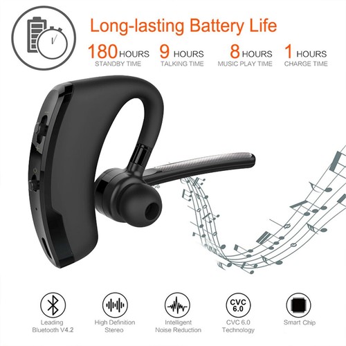 V8 Wireless Bluetooth Earphones Stereo Headset With Mic Bluetooth ...