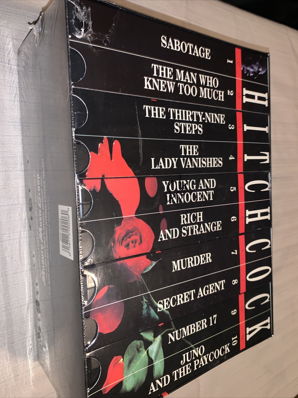 Alfred Hitchcock Collection - Vols. 1-10 (VHS/EP, 1996, 10-Tape Set ...