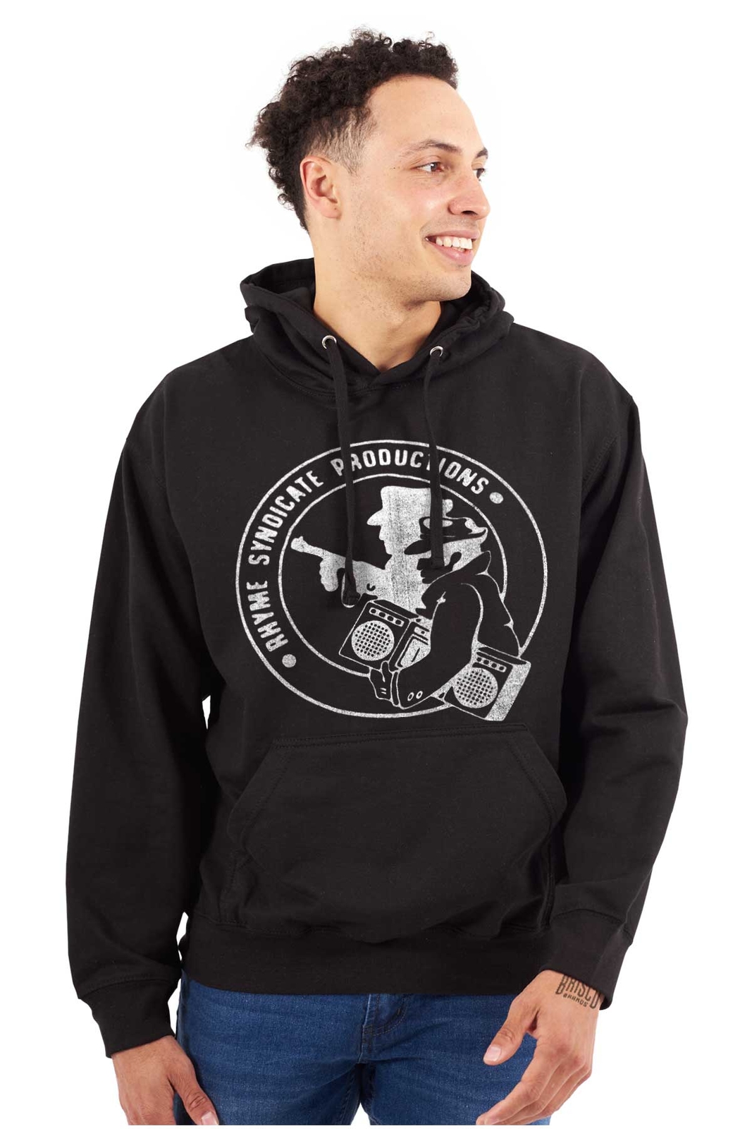 Rhyme Syndicate Production Silhouette Hoodie Sweatshirt Women Men | eBay