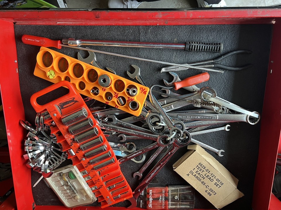 mac tool box used,Macsimizer series Red,with Butcher Block Top,Tool ...