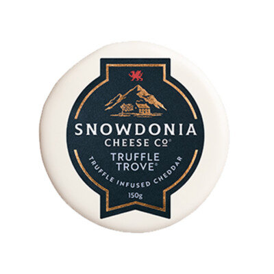 Snowdonia Cheese –Truffle Trove– Extra Mature Cheddar, Black Summer ...