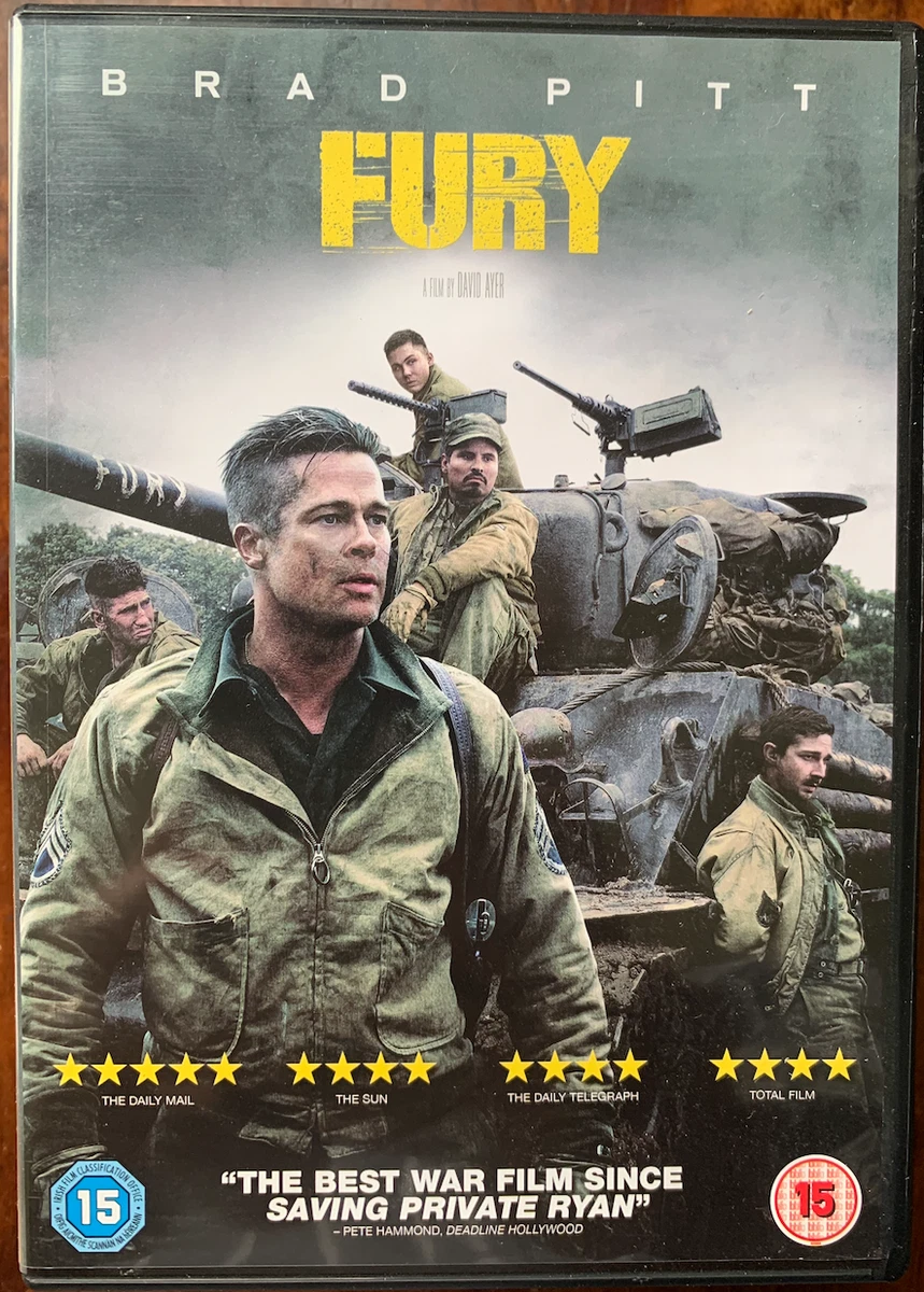Brad Pitt Fury Tank