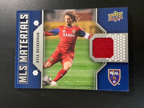 2011 Upper Deck MLS Materials Kyle Beckerman Real Salt Lake Soccer | eBay