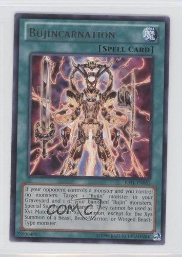 Bujincarnation Unlimited YuGiOh Judgment of the Light #JOTL-EN063 0s5 ...