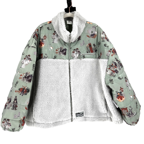 NEW Disney Haunted Mansion Sherpa Puffer Jacket Women's 3X Leota ...