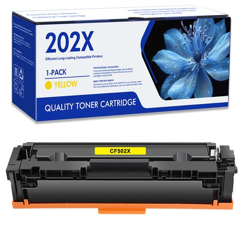 1PK CF502X Yellow Toner for HP 202X Color LaserJet Pro M254dn M254nw ...