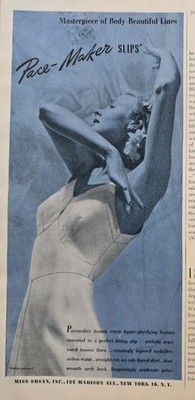 1947 Miss Susan Womens Pace- Maker Slip Body beautiful lines vintage ...