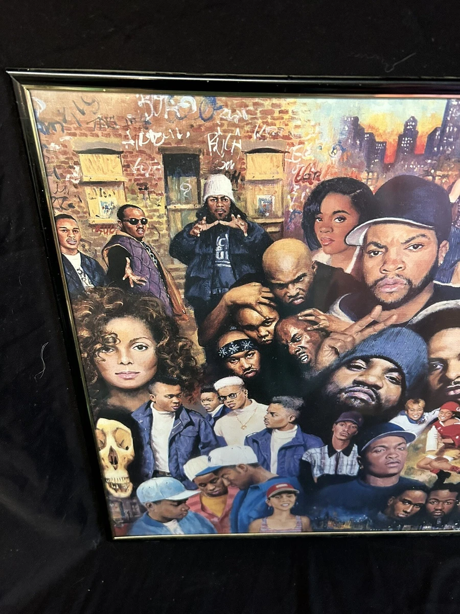 90s Hip Hop Collage