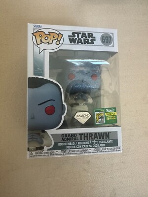 SDCC 2024 Funko Pop! Star Wars Grand Admiral Thrawn DIAMOND LE 3000 w ...