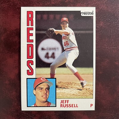 1984 Topps NESTLE Set JEFF RUSSELL ROOKIE Parallel #270 REDS ** MINT ...