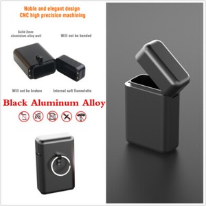 Car Key Signal Blocker Case Box Black Aluminum Alloy Keyless RFID ...