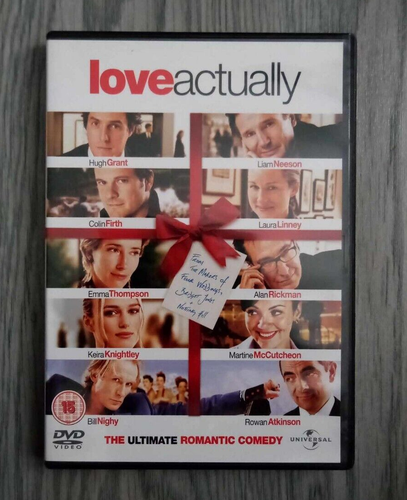 Love Actually DVD 2003 (Hugh Grant, Liam Neeson, Colin Firth, Laura ...