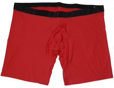 Under Armour Solid Red Black Band BOXERJOCK Mesh Pouch Boxers Men's 4XL ...