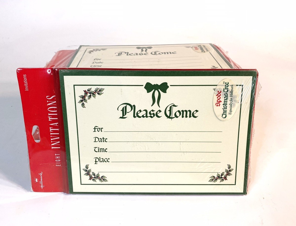 Hallmark Holiday Invitations Vintage Hallmark Geese Holiday