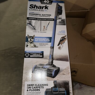Shark IX140H Cordless Pet Stick Vacuum - Blue 622356580328| eBay
