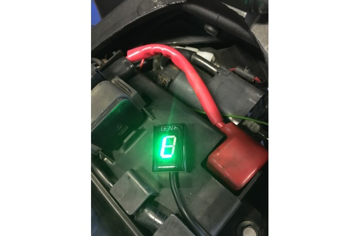 Green Led Digital Gear Indicator Display YAMAHA No ABS YZF R6 YZF-R6 ...