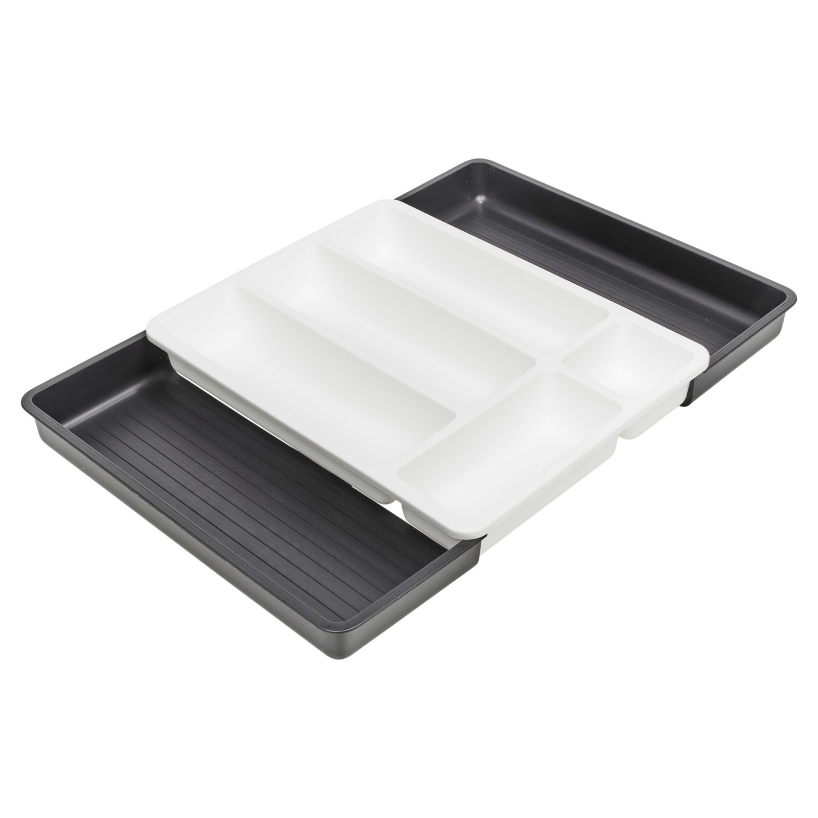 Extendable Plastic Cutlery Drawer Tray Kitchen Organiser Utensil ...