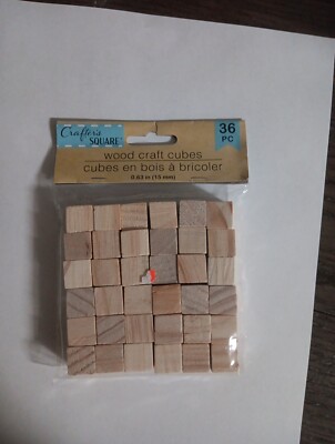 Wood Craft Cubes, 36-ct. | eBay