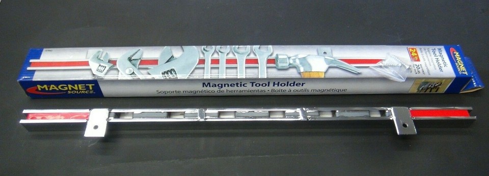 Magnetic Tool Holder Tool Bar 24 In long Nickel-plated Master Magnet ...