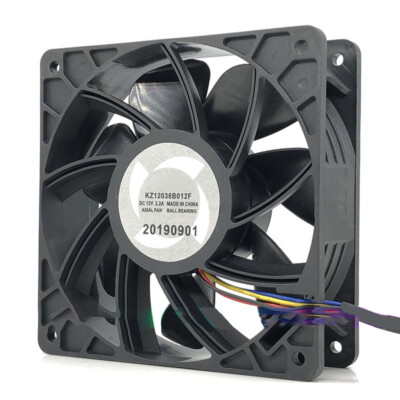 S7 S9 T2T High Power Cooling Fan KZ12038B012F 12V 3.2A 120*120*38mm ...