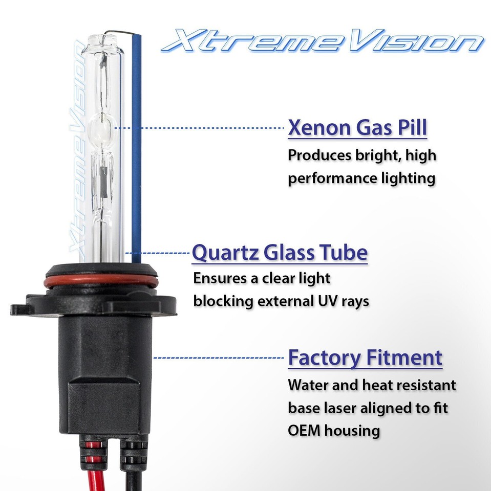 XtremeVision H11 (H8/H9) HID Xenon Bulbs - 4300K 5000K 6000K 8000K ...