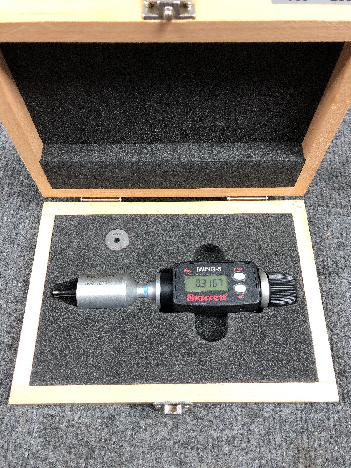Starrett 780XTZ-500 Digital Internal Micrometer .160”-.200” | eBay