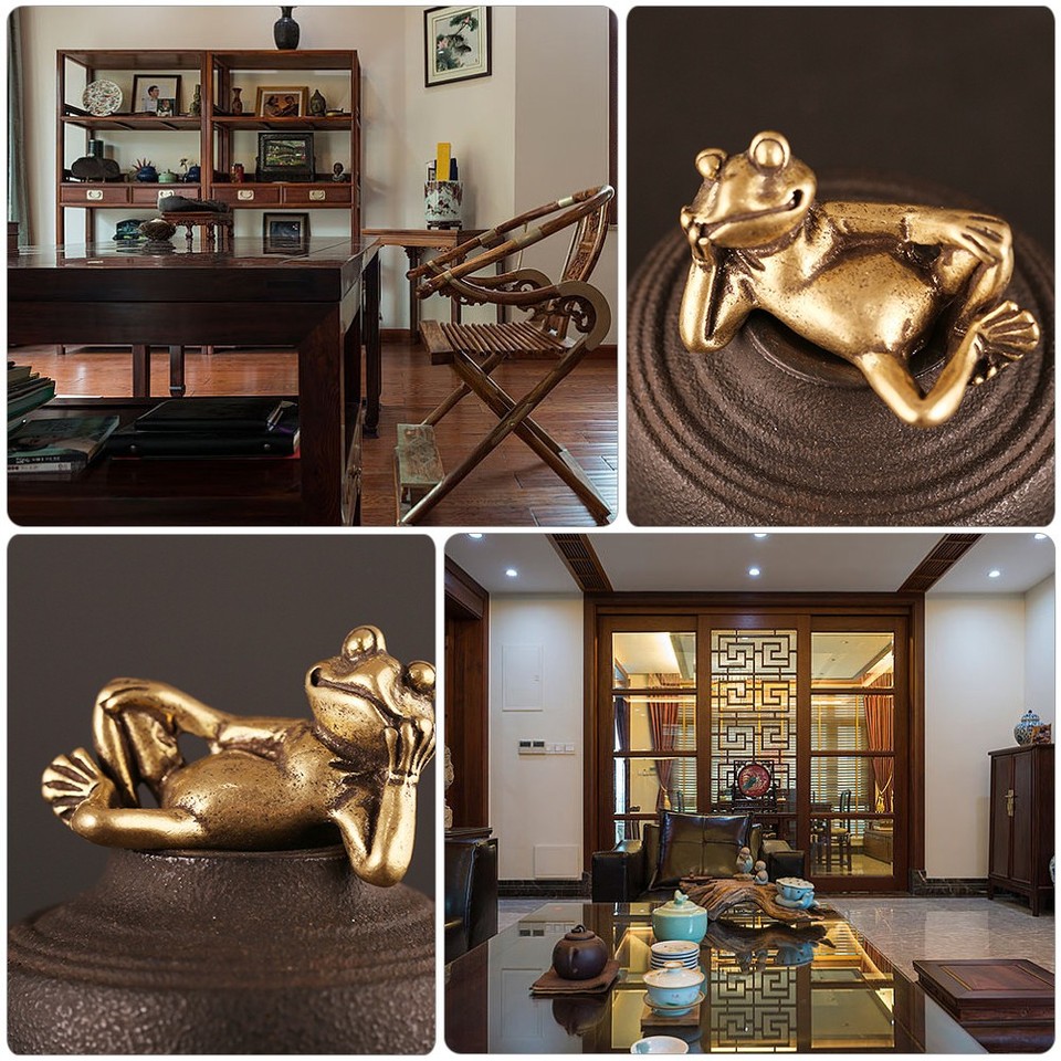 Miniature Statue Living Room Decor Brass Desktop Ornaments Decorative ...