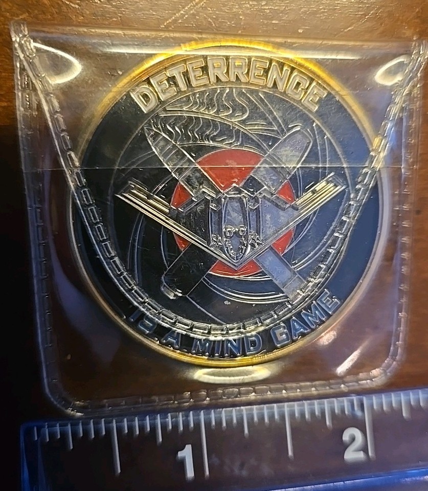 Rare MMIII B2 Trident Deterrence Challenge Coin NNSA Sandia Pantex Air ...