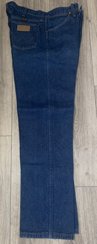Vintage USA Made Wrangler Rodeo 13MWZ Denim Jeans Tag Measure 35x32 | eBay