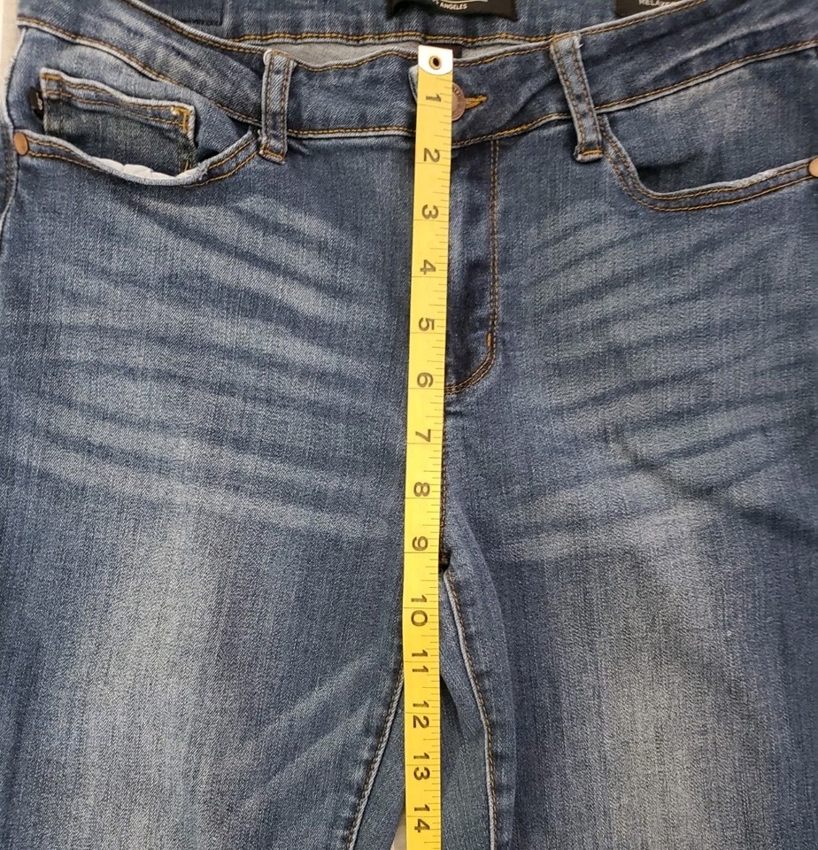 Judy Blue Women's 30x26 Denim Jeans Relaxed Fit Mid-Rise Distressed ...