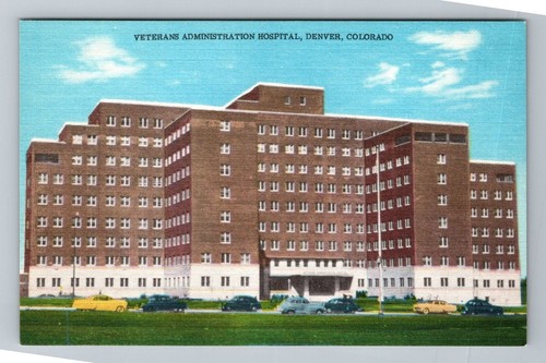 Denver CO-Colorado, Veterans Adminstration Hospital, Vintage Postcard ...