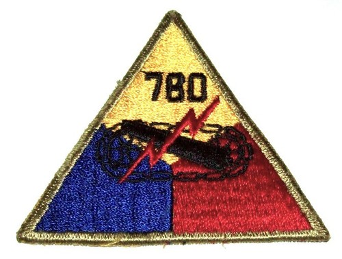 ORIGINAL CUT-EDGE FULLY EMBROIDERED WW2 780th AMPHIBIOUS TANK BATTALION ...