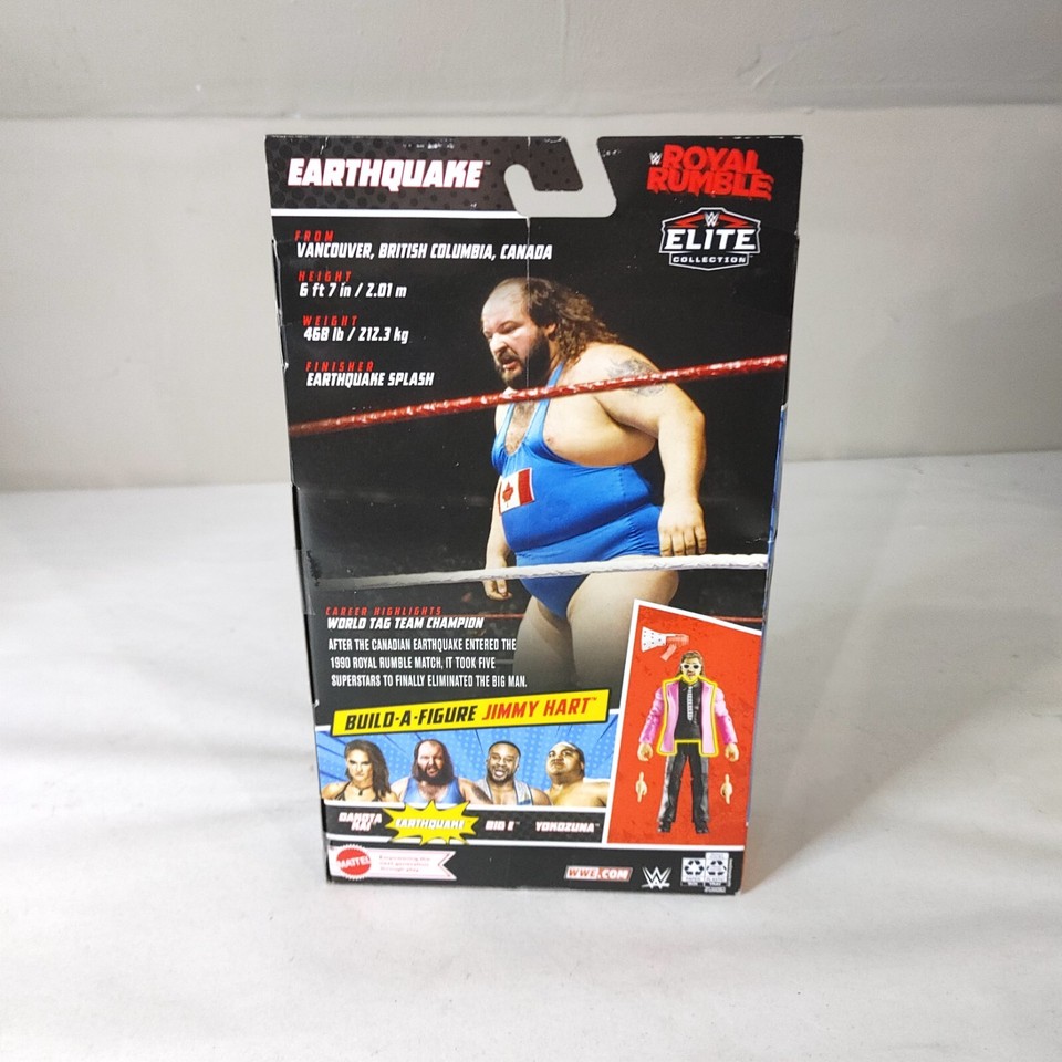 WWE Elite Collection Royal Rumble Earthquake (Jimmy Hart BAF) WWF | eBay