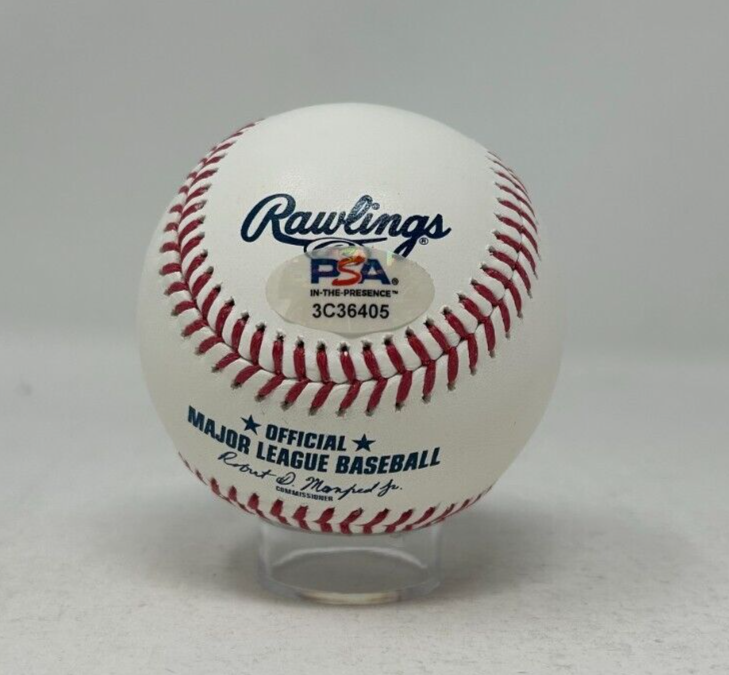 Alan Trammell Signed Rawlings Official MLB Baseball HOF 18 Insc PSA 405 ...