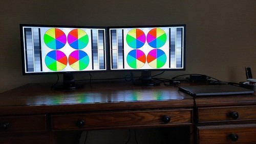 PAIR! BenQ GL2460 24” FHD 1920x1080 LED Gaming Monitors 16:9 HDMI SVGA ...