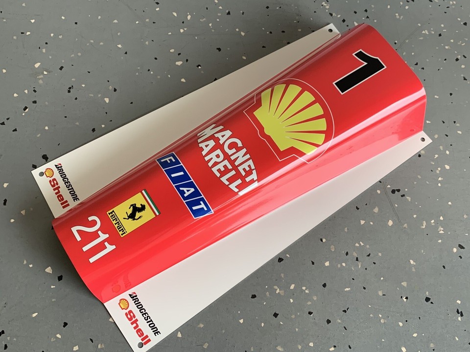 WOW!! Michael Schumacher FORMULA 1 F1 sign Race Car nose Style Sign | eBay