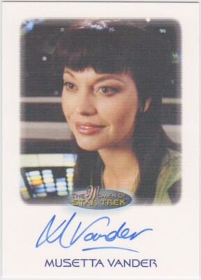 2010 THE WOMEN OF STAR TREK MUSETTA VANDER AS DERRAN TAHL AUTOGRAPH ...