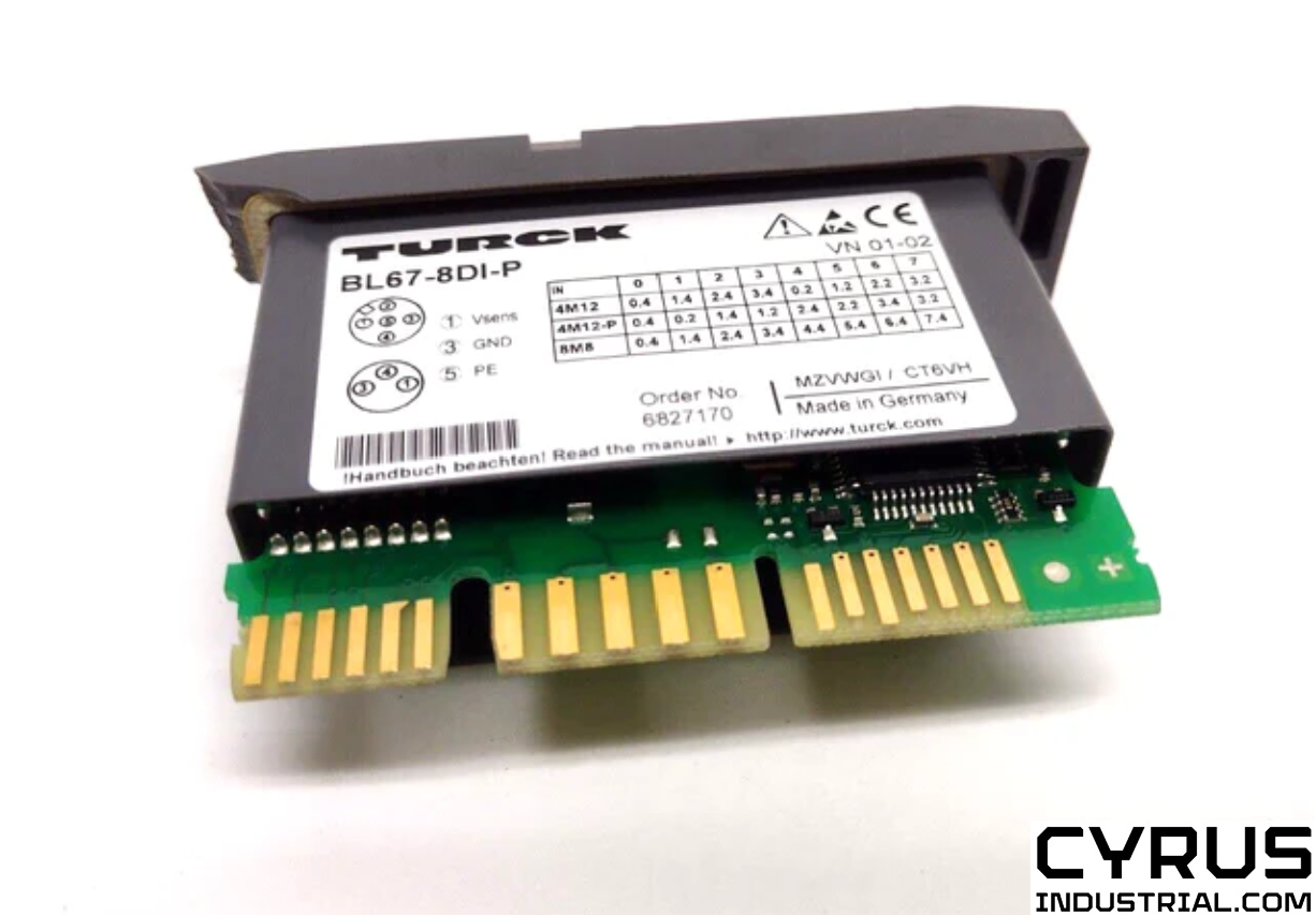 Turck BL67-8DI-P | 6827170 BL67 electronic module 8 Digital Inputs, PNP ...
