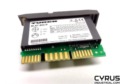 Turck BL67-8DI-P | 6827170 BL67 electronic module 8 Digital Inputs, PNP ...