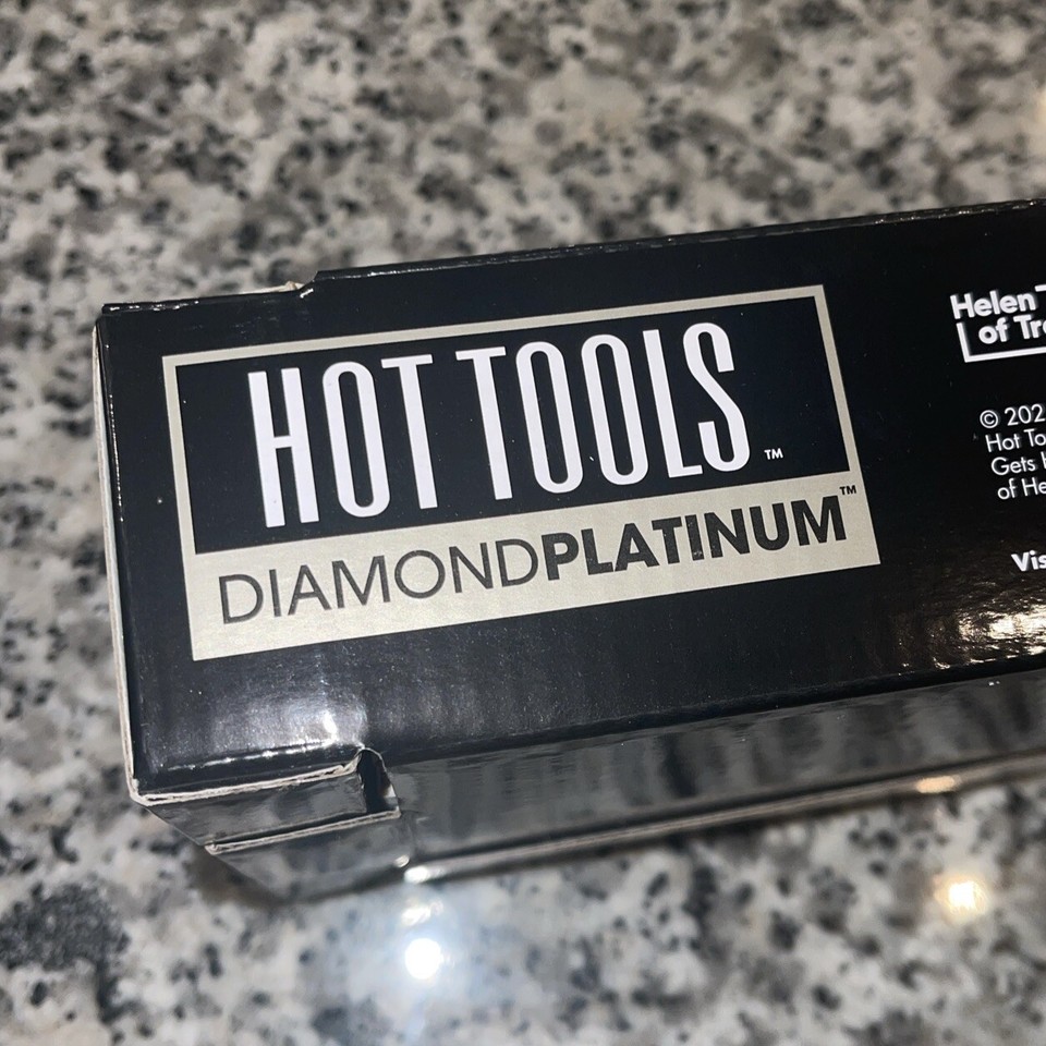 Hot Tools Diamond Platinum 1" Salon Curling Iron Model HTP05 New | eBay