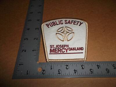 St. Joseph Mercy Oakland Public Safety Patch~Michigan~MI~Brand New ...