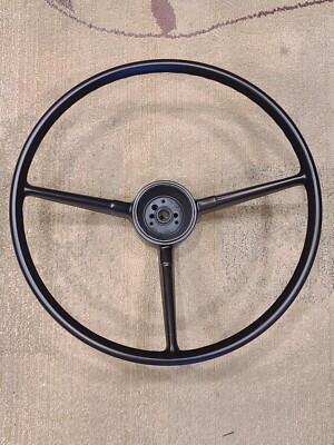 1967-1968 Chevrolet Pickup Truck Black 3 Spoke Steering Wheel | Genuine ...