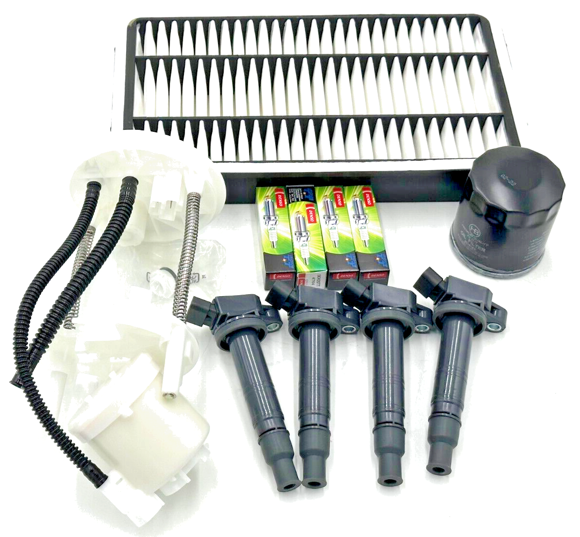 SPARK PLUGS IGNITION COILS FOR TOYOTA HIACE TRH201R 2.7LT PETROL ...