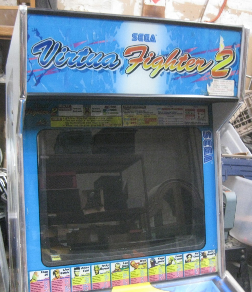 1994 Sega Virtua Fighter 2 Arcade Machine Cabinet PARTS/RESTORATION ...