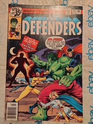 Defenders #69 Mar.1979 Marvel Comics Hulk Nighthawk Hellcat Valkyrie | eBay