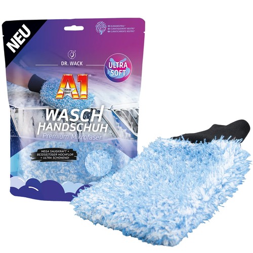 A1 Mikrofaser Waschhandschuh Premium ultrasoft weich und hochflorig ...