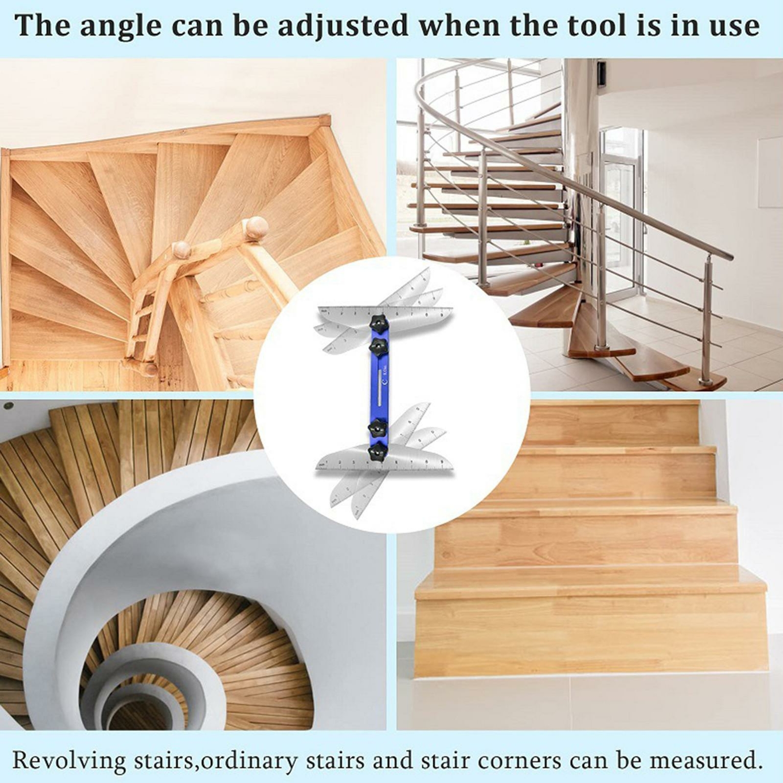 Stair Treads Gauge Template Tool - Stair Jig, Measuring Stair Tool ...